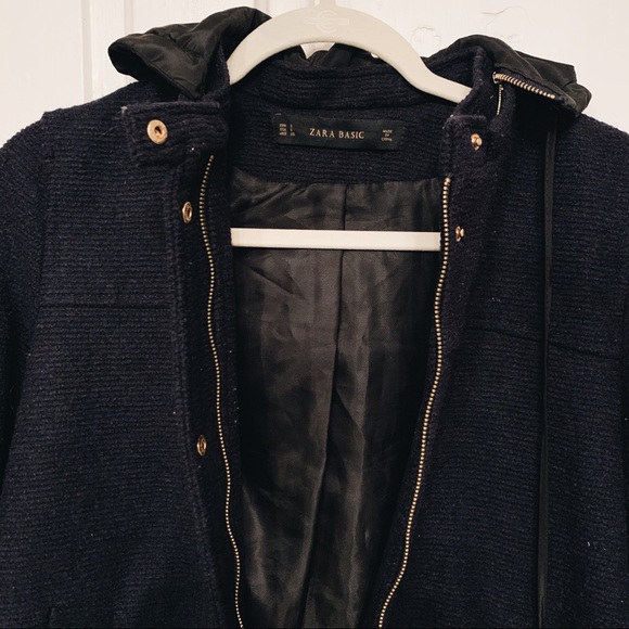 Zara | Jackets & Coats | Zara Wool Coat | Poshmark